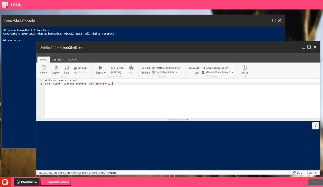 Sitecore CMS - Powershell Extensions Settings